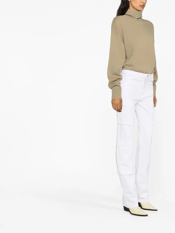 Isabel Marant Vokayo Straight-leg Jeans - White