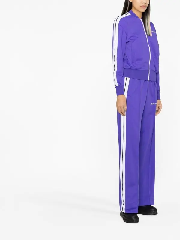 Palm Angels Logo-print Track Jacket - Purple