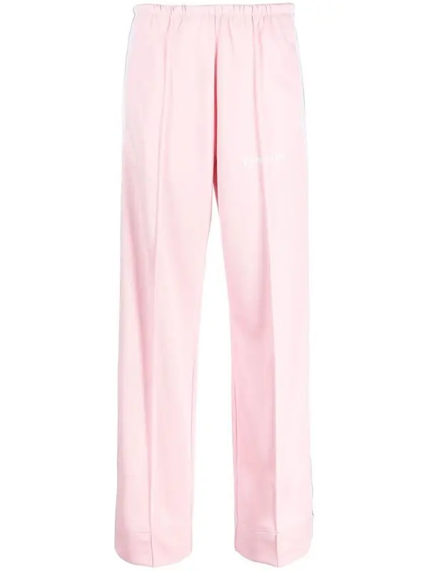 Palm Angels Logo Print Track Pants - Pink