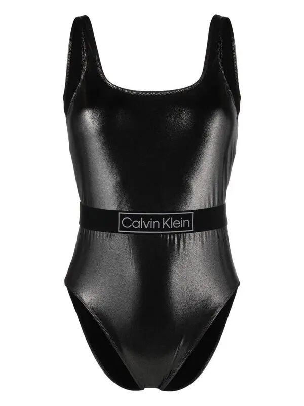 Calvin Klein Metallic One-piece Swimsuit
