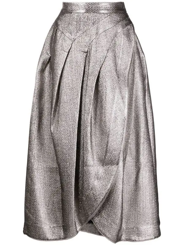 Shiatzy Chen Genisis Asymmetric Wrap Skirt