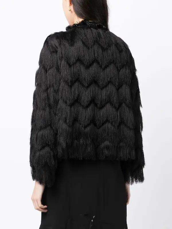 Shiatzy Chen Burning Fire Fringe Jacket