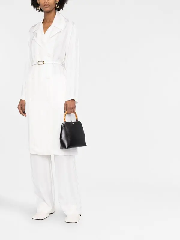 JIL SANDER Goji Bamboo Small Top Handle Bag