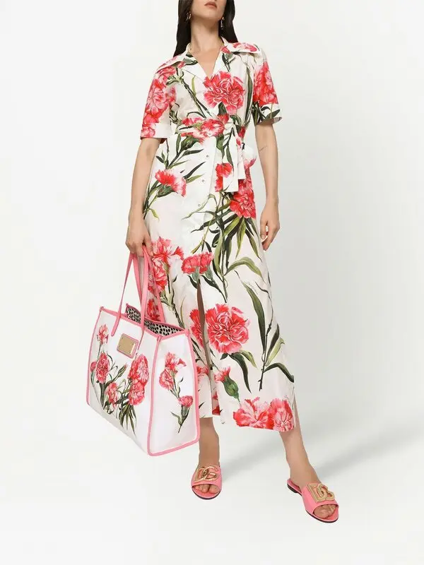 Dolce & Gabbana Floral-print Shirt Dress