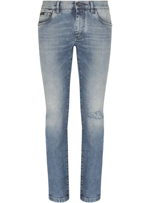 Dolce & Gabbana Distressed Skinny Jeans
