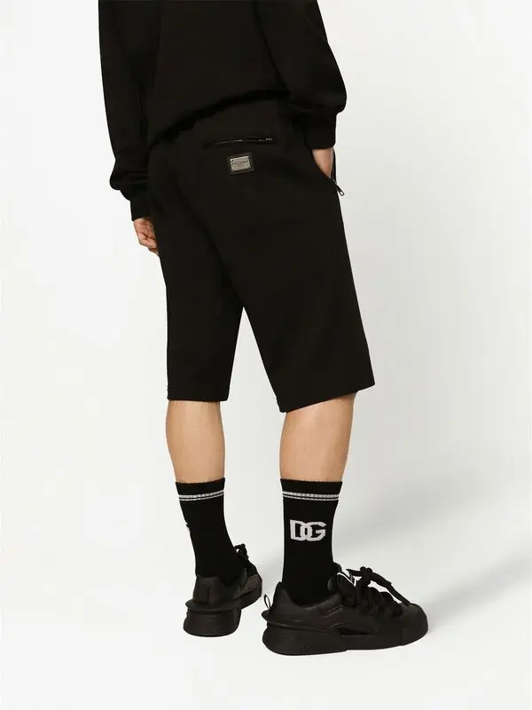 Dolce & Gabbana Logo-tag Track Shorts - Black