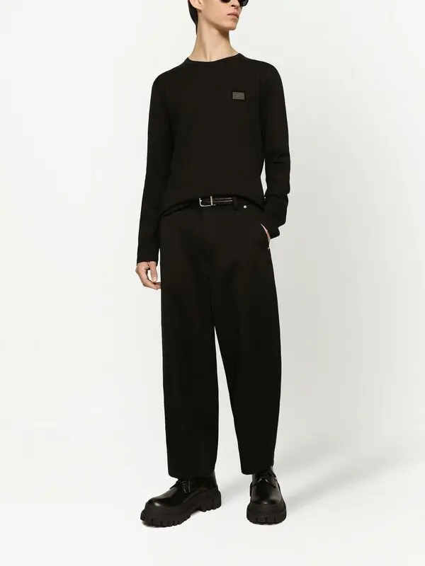 Dolce & Gabbana Logo-tag Long-sleeve T-shirt