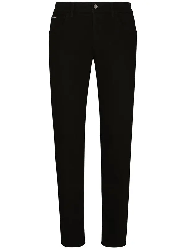 Dolce & Gabbana Slim-cut Jeans - Black