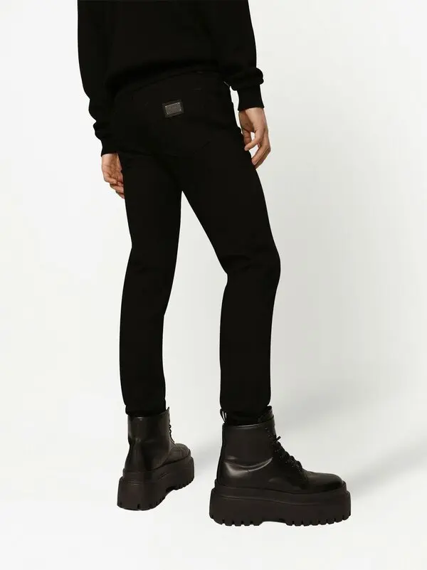 Dolce & Gabbana Slim-cut Jeans - Black