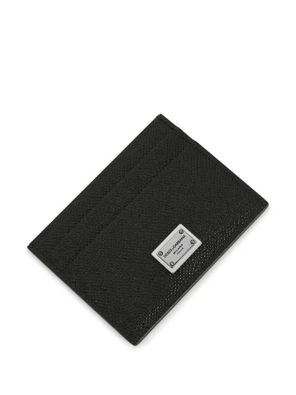Dolce & Gabbana Logo-tag Leather Card Holder