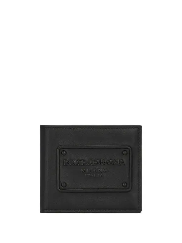 Dolce & Gabbana Logo-embossed Leather Bifold Wallet - Black