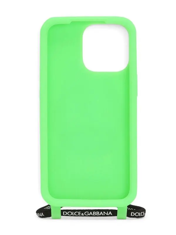 Dolce & Gabbana Logo-embossed Iphone 13 Pro Case - Green