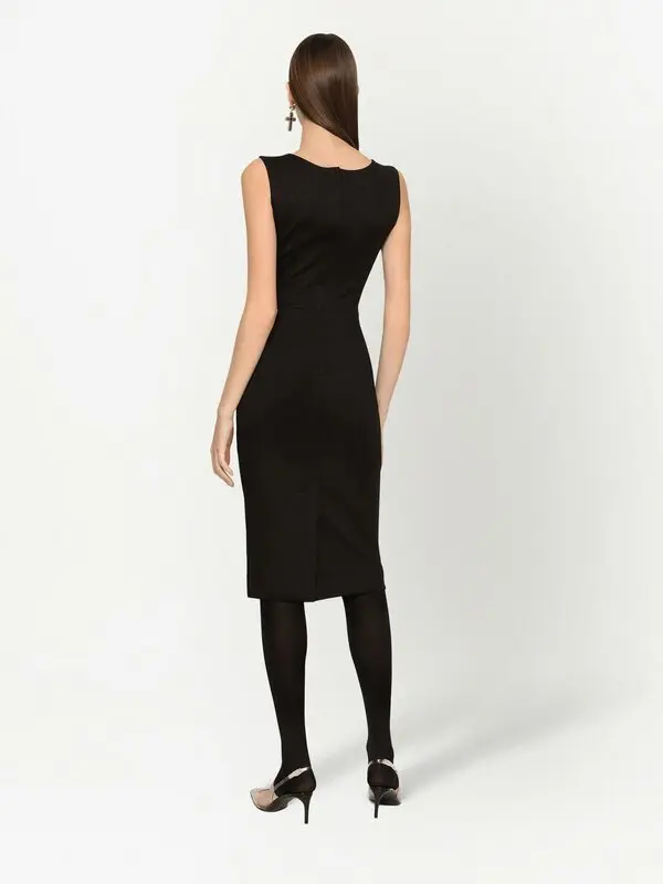 Dolce & Gabbana Milano-rib Sleeveless Midi Dress