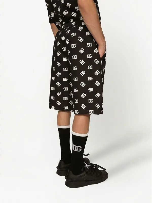 Dolce & Gabbana Monogram Bermuda Shorts