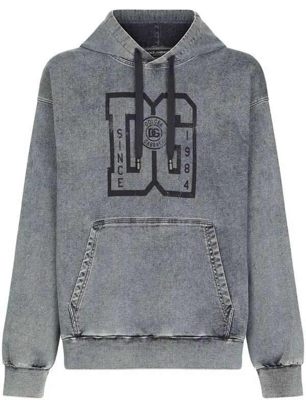 Dolce & Gabbana Logo-print Drawstring Hoodie