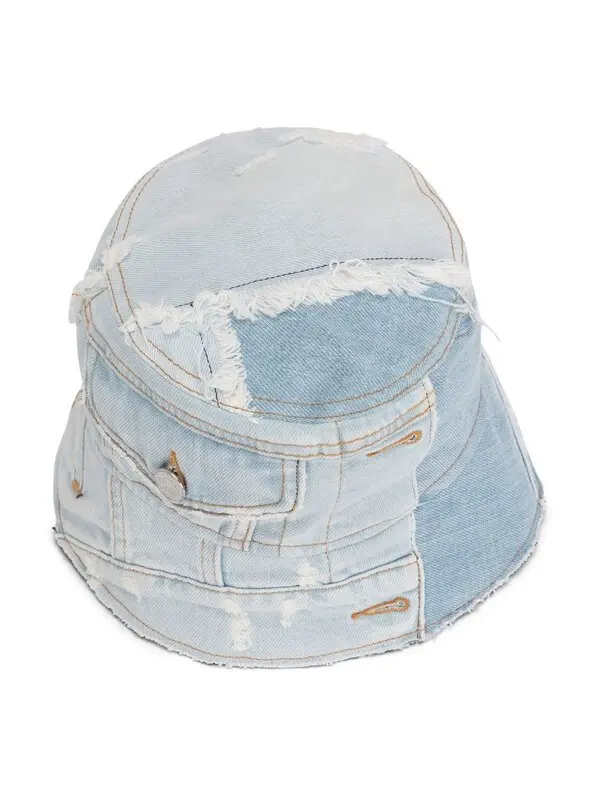 Dolce & Gabbana Patchwork-denim Bucket Hat