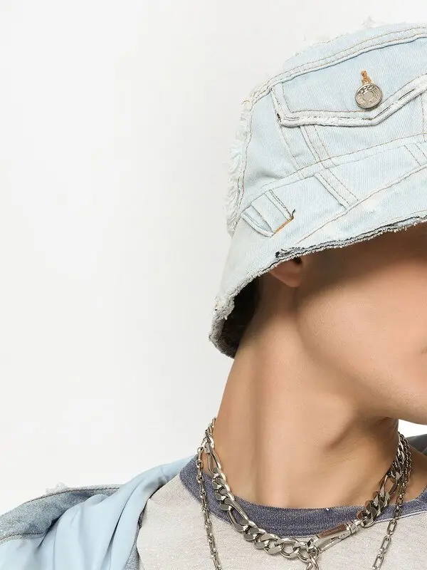Dolce & Gabbana Patchwork-denim Bucket Hat