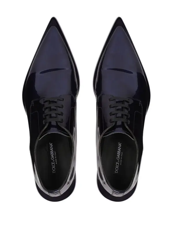 Dolce & Gabbana Patent Leather Derby Shoes