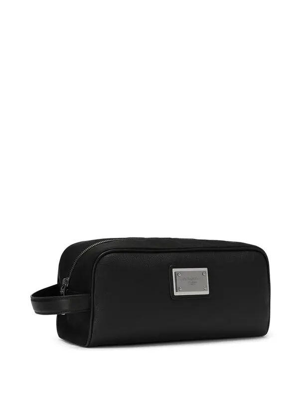 Dolce & Gabbana Leather Toiletry Bag
