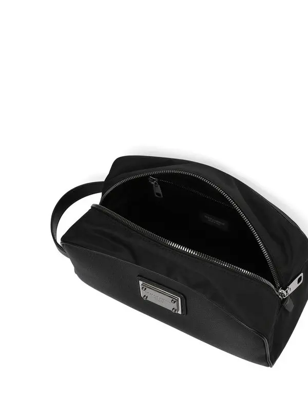 Dolce & Gabbana Leather Toiletry Bag