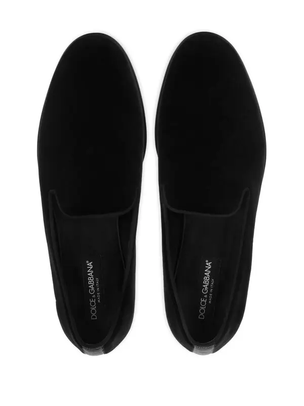 Dolce & Gabbana Velvet Loafers