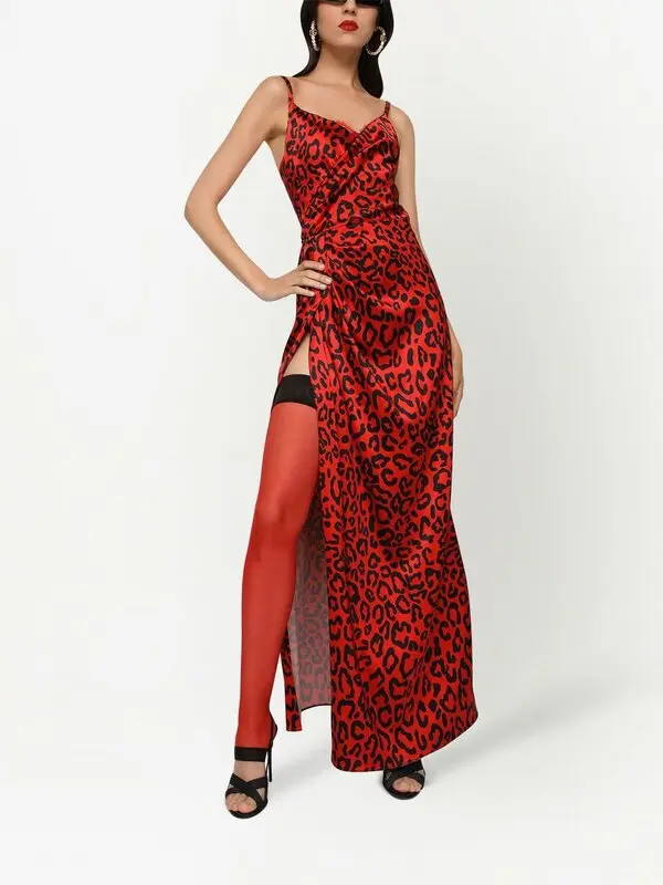 Dolce & Gabbana Leopard-print Maxi Dress