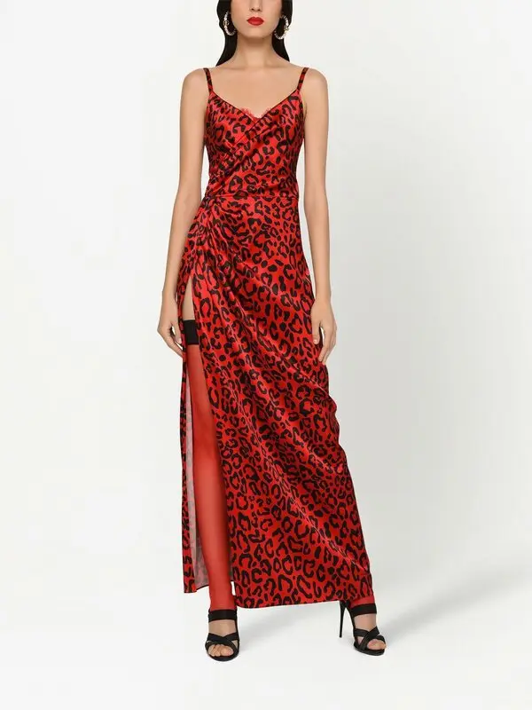Dolce & Gabbana Leopard-print Maxi Dress