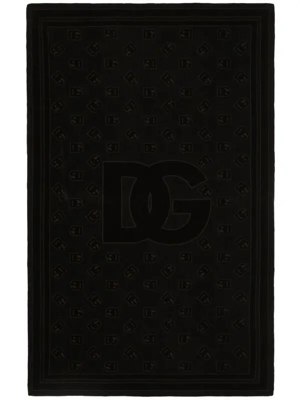 Dolce & Gabbana Monogram Jacquard Beach Towel