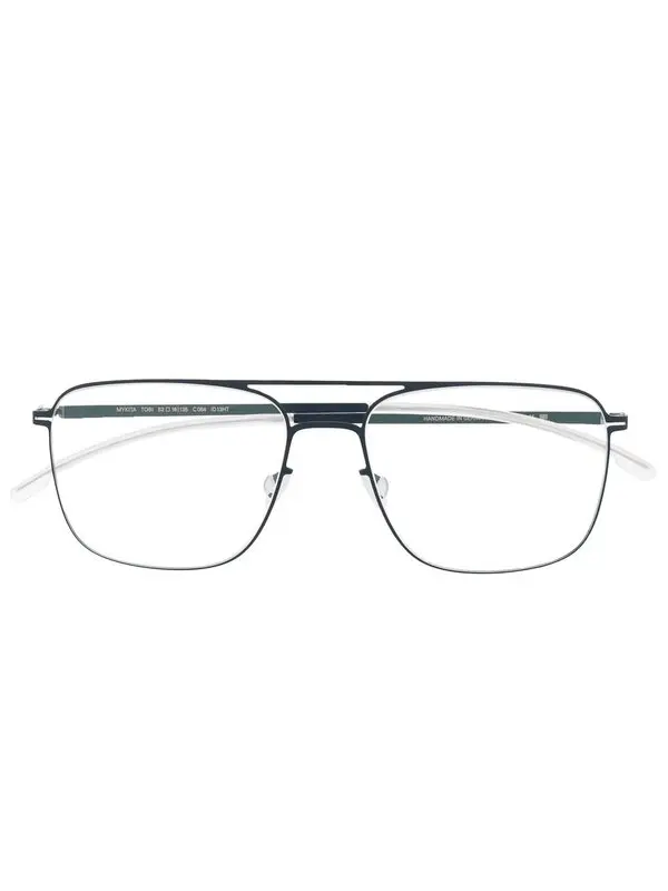 Mykita Square Frame Metal Eyeglasses - Blue