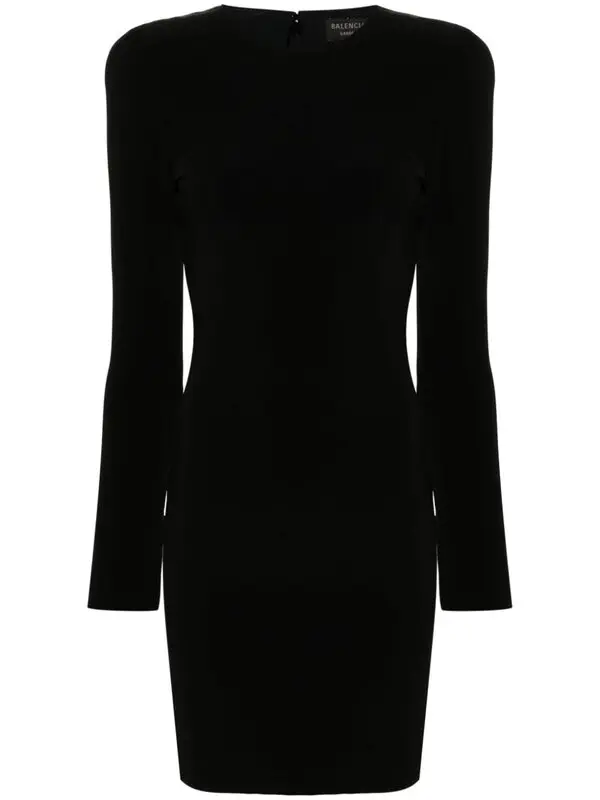 Balenciaga Long-sleeve Mini Dress