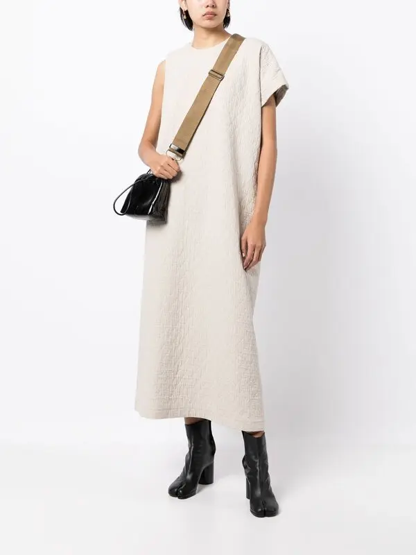 UMA WANG Asymmetric Quilted T-shirt Dress