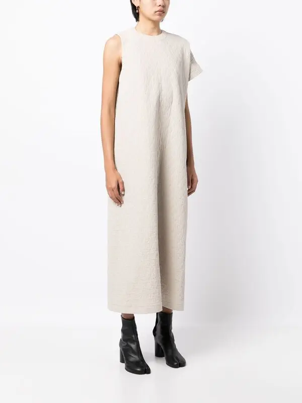 UMA WANG Asymmetric Quilted T-shirt Dress