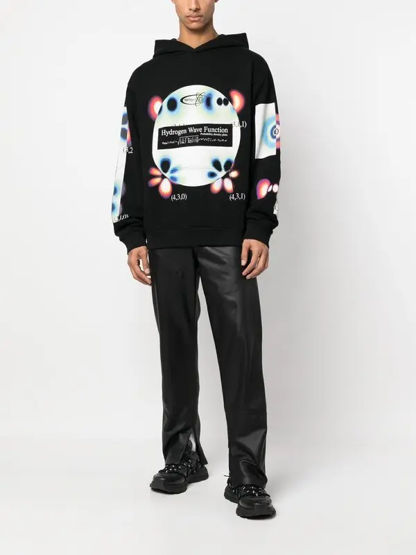 MSFTS Graphic-printed Cotton Hoodie