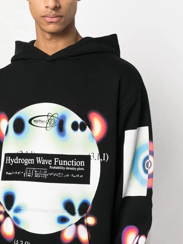 MSFTS Graphic-printed Cotton Hoodie