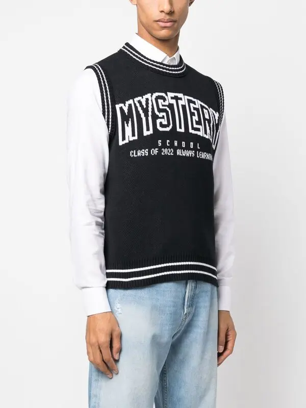 MSFTS Intarsia-knit Logo Vest