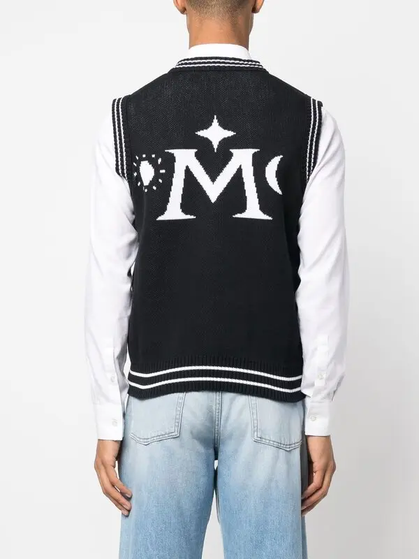 MSFTS Intarsia-knit Logo Vest