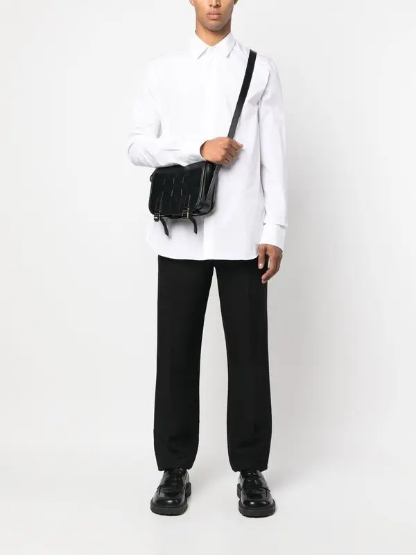 JIL SANDER Long-sleeve Poplin Shirt - White