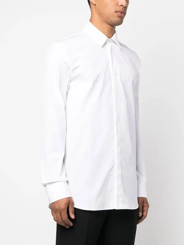 JIL SANDER Long-sleeve Poplin Shirt - White