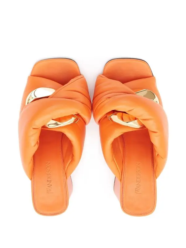 JW Anderson Chain Twist Leather Sandals