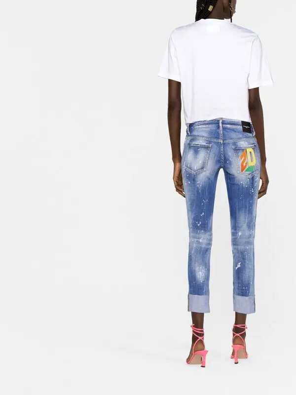 Dsquared2 Slim Cropped Jeans