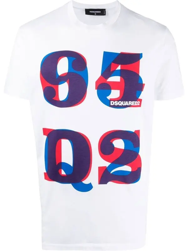 Dsquared2 Graphic-print Logo T-shirt - White
