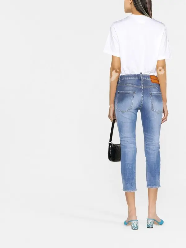 Dsquared2 Cropped Skinny Jeans