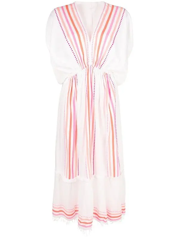 LEMLEM Eshe Stripe-print Dress - Pink