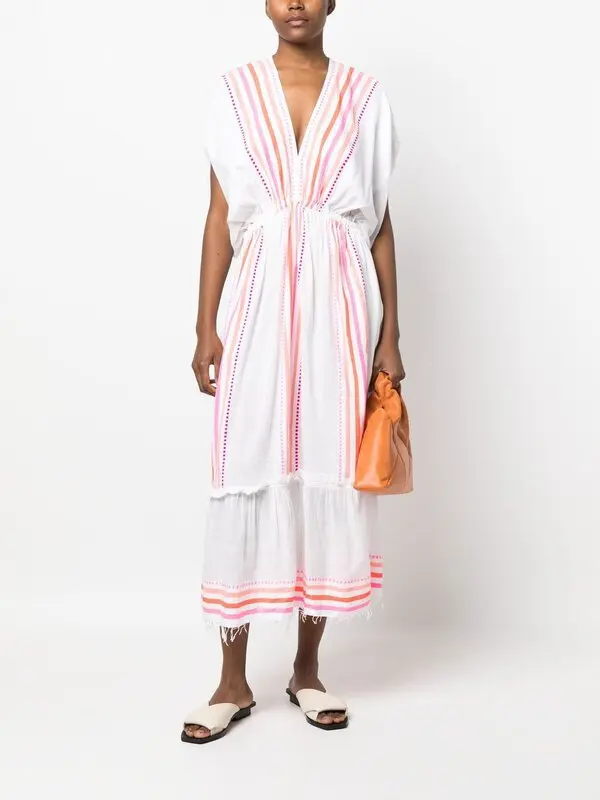 LEMLEM Eshe Stripe-print Dress - Pink