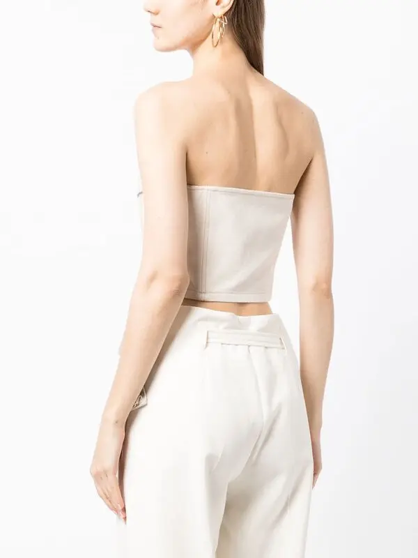 DION LEE Pocket Denim Corset