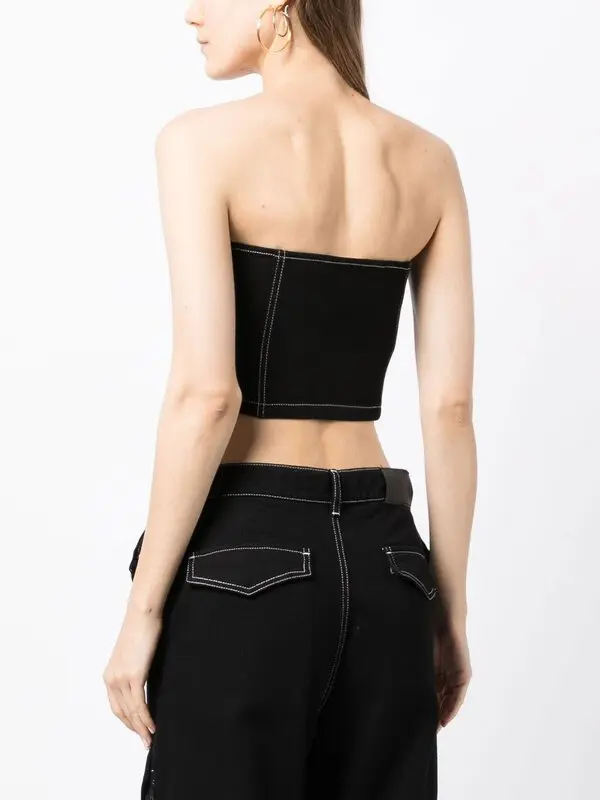 DION LEE Pocket Denim Corset