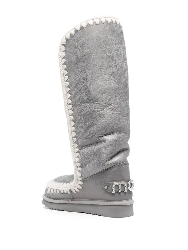 Mou Knee-high Boots - Grey