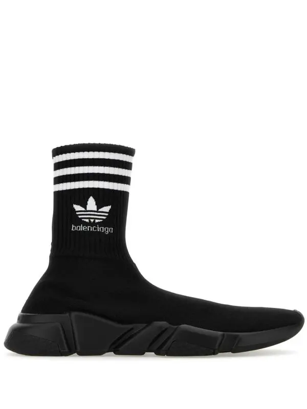 Balenciaga X Adidas Speed High-top Sneakers - Black