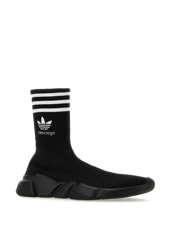 Balenciaga X Adidas Speed High-top Sneakers - Black