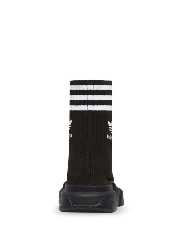 Balenciaga X Adidas Speed High-top Sneakers - Black